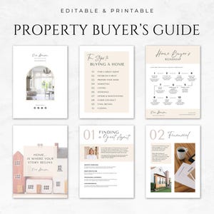 Property Buyer’s Guide Template Printable Real Estate Buyer Guide Home ...