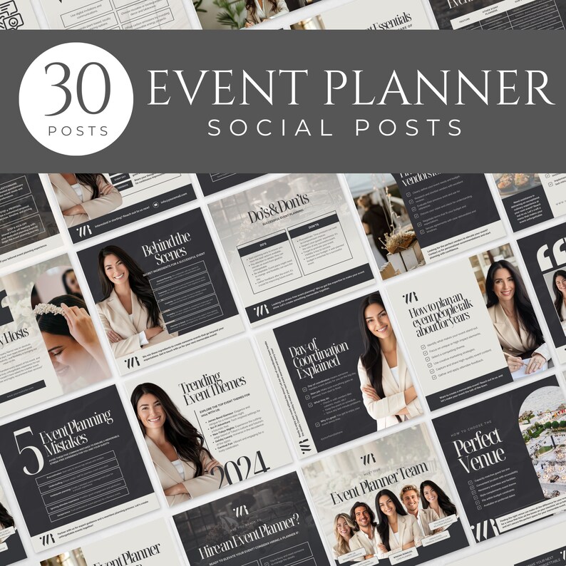 Event Planner Instagram Templates Event Planner Proposal Event Planner ...