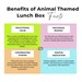 Printable Animal Themed Lunch Box Facts for Kids Fun Facts - Etsy