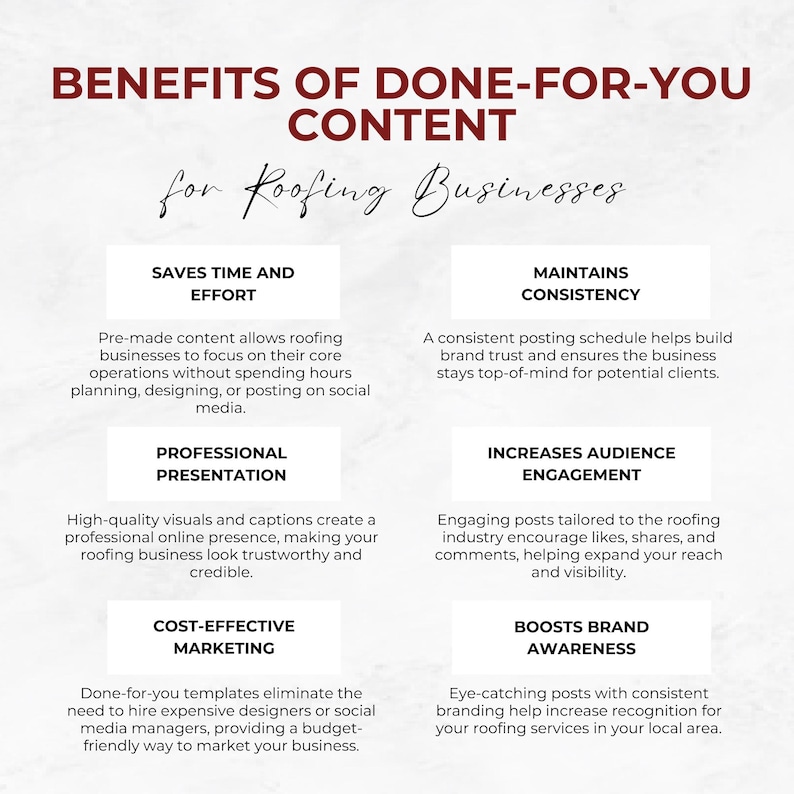 Roofing Business Social Media Posts Templates Roof Repair Marketing ...