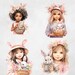 Easter Girls Clipart, Easter Clipart, Easter Clip Art, Easter Clipart ...