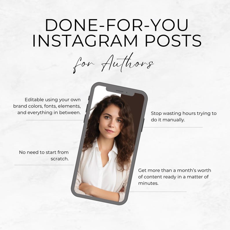 Author Instagram Posts Templates Book Marketing Writer Social Media ...