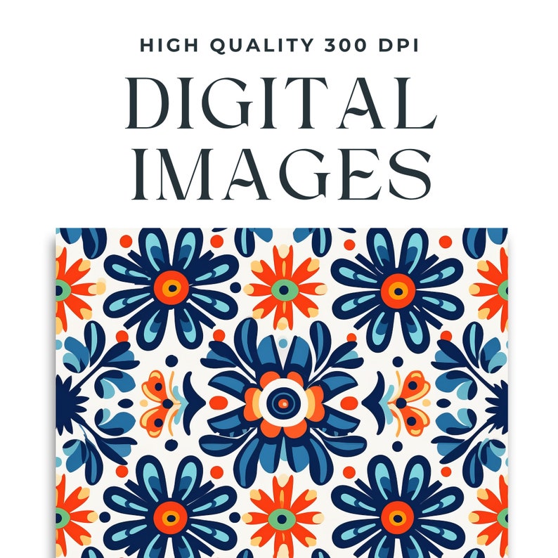 Seamless Scandinavian Patterns Digital Scandinavian Folk Art ...