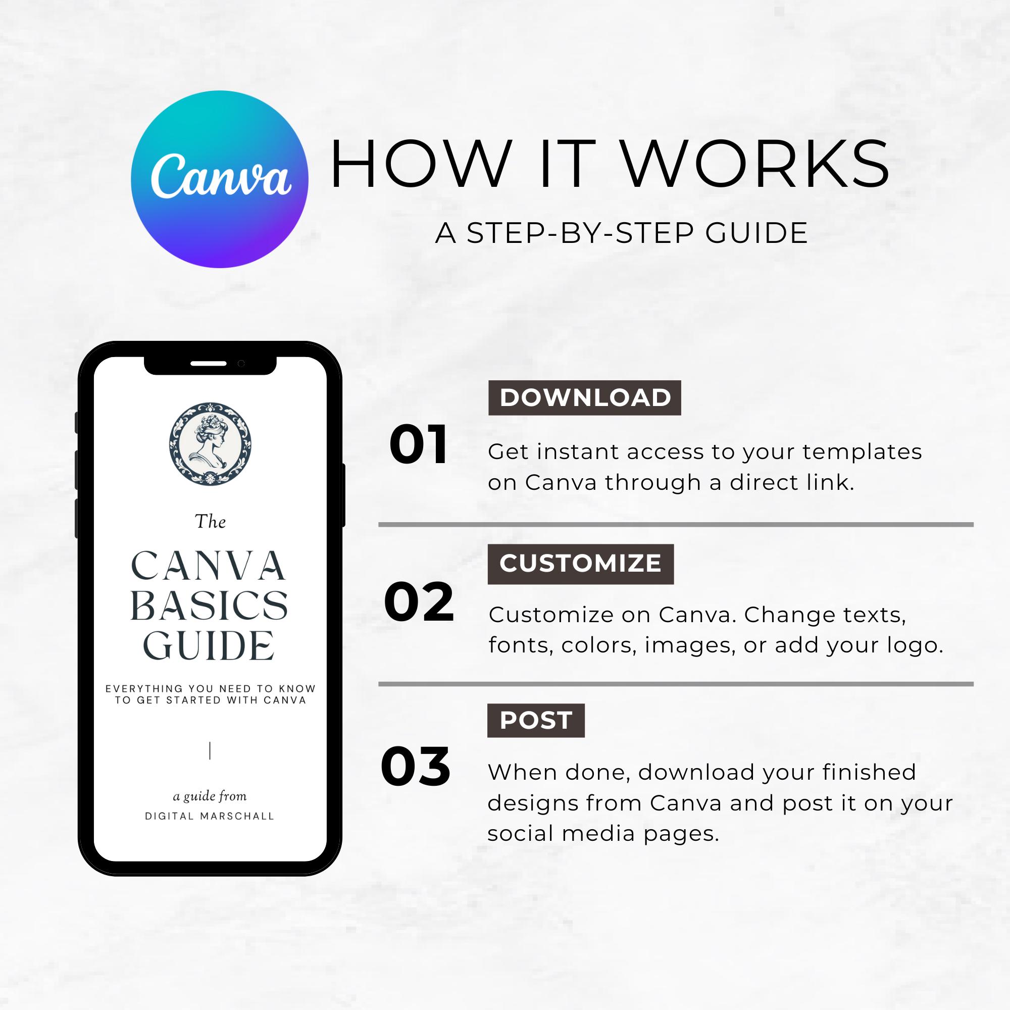 Course Creator Instagram Posts Templates Social Media Posts Online ...