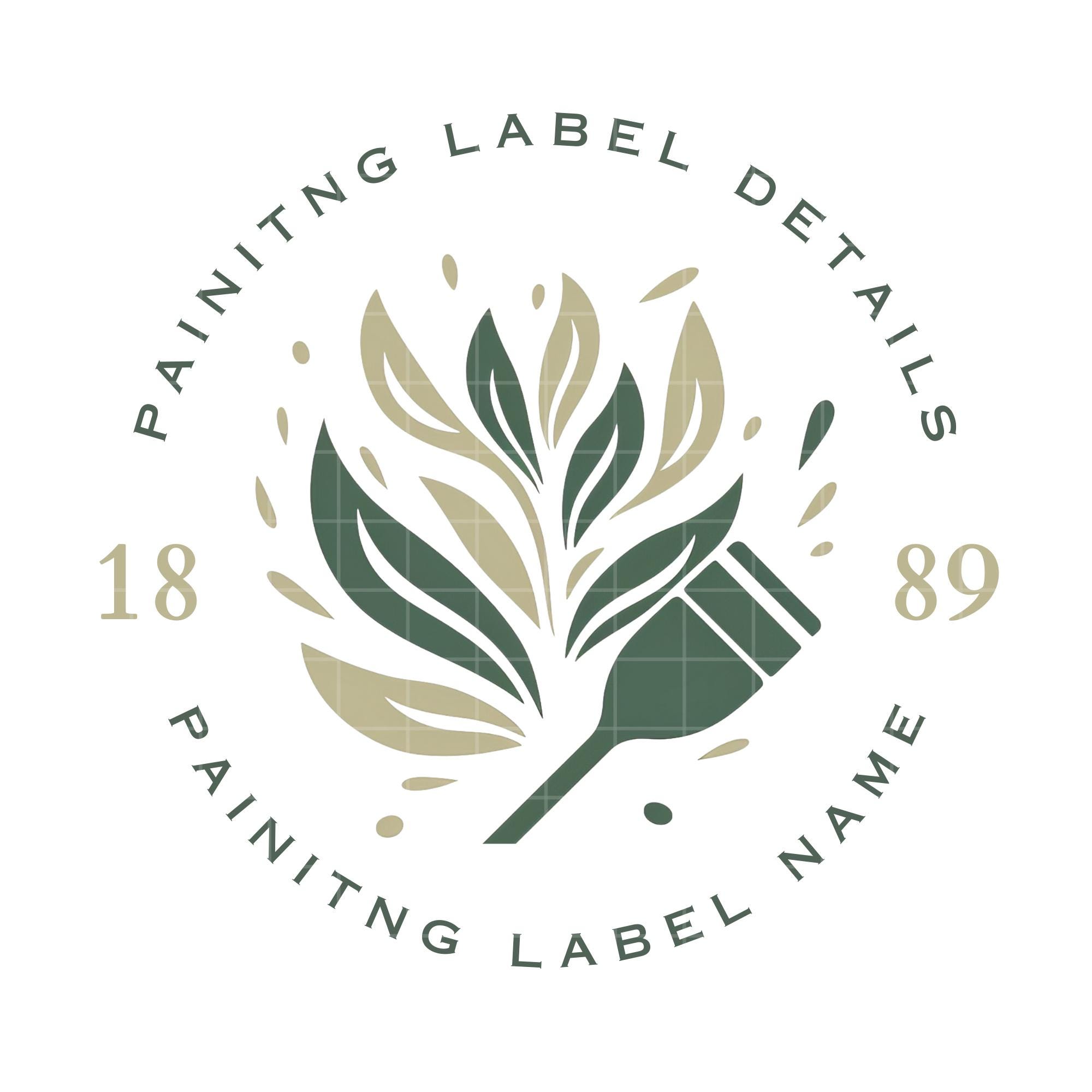 Painter Logos Template Canva Painting Business House Painter Logo for ...