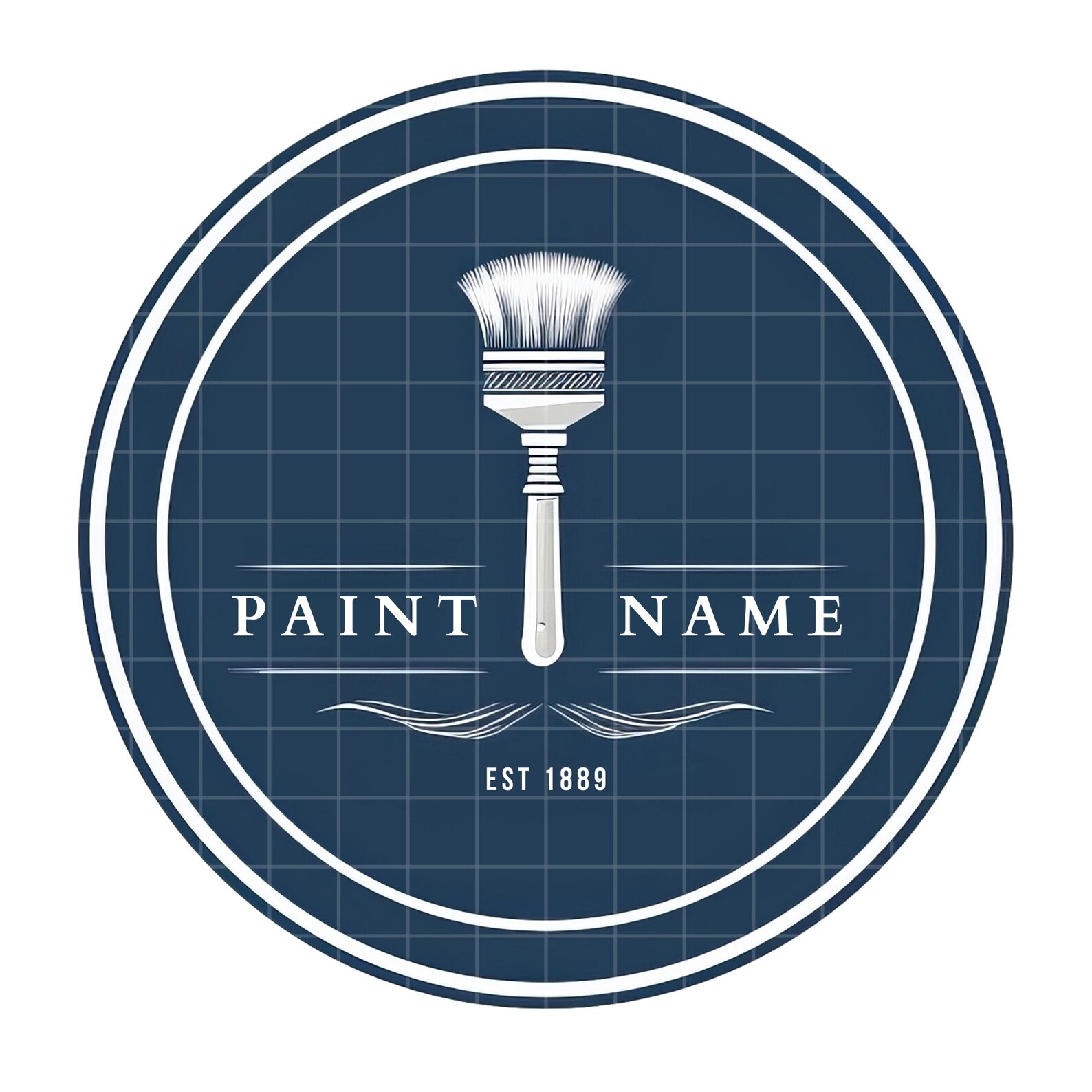 Painter Logos Template Canva Painting Business House Painter Logo for ...