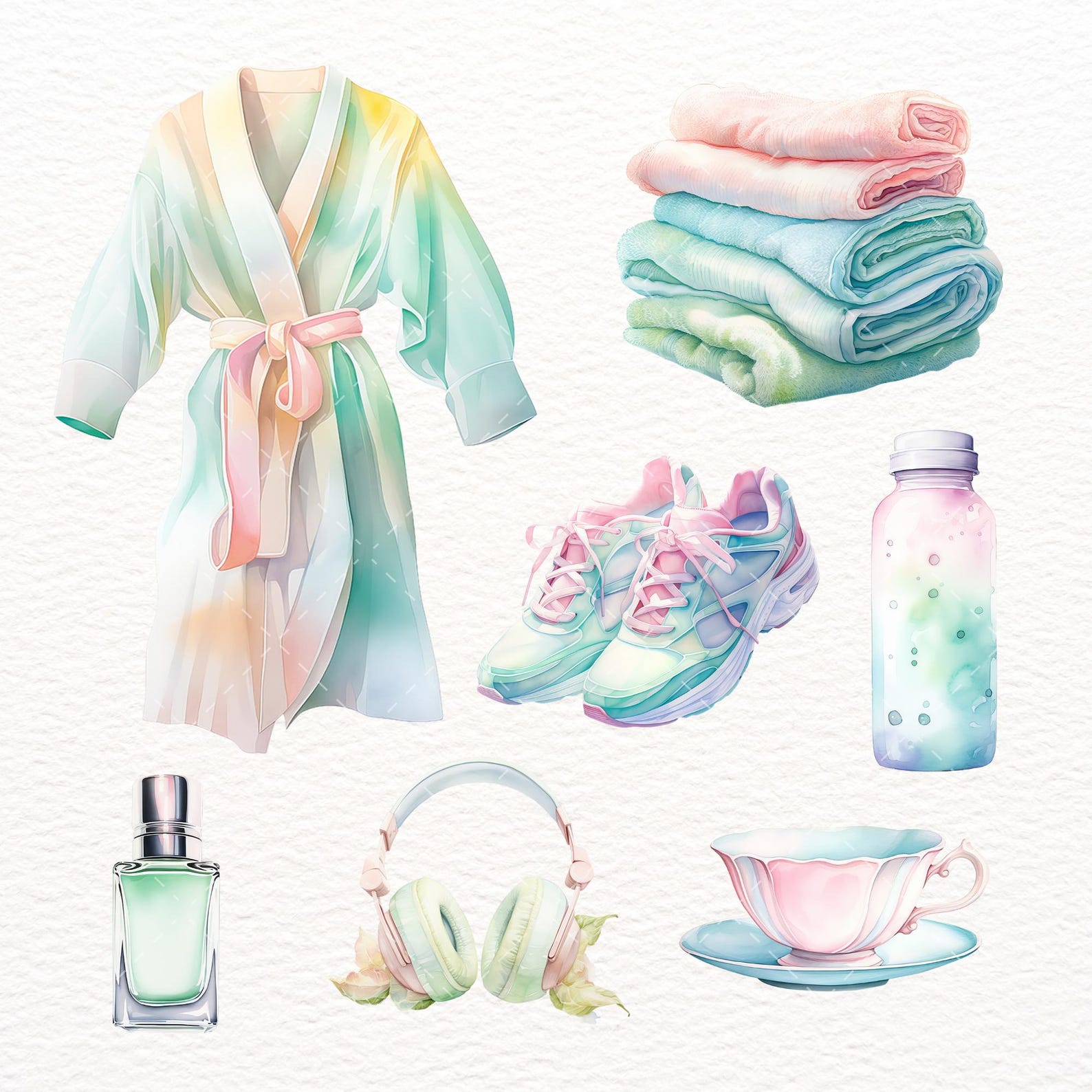 Spa Day Clipart Self-care Clipart Wellness Clipart Beauty Clipart ...