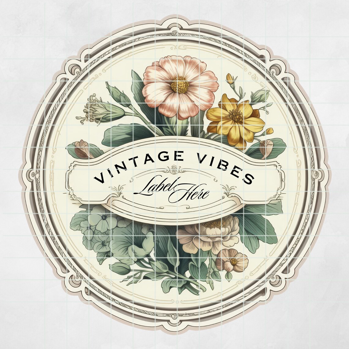 Vintage Label Logo Templates Retro Logo Design Canva Editable Logo ...
