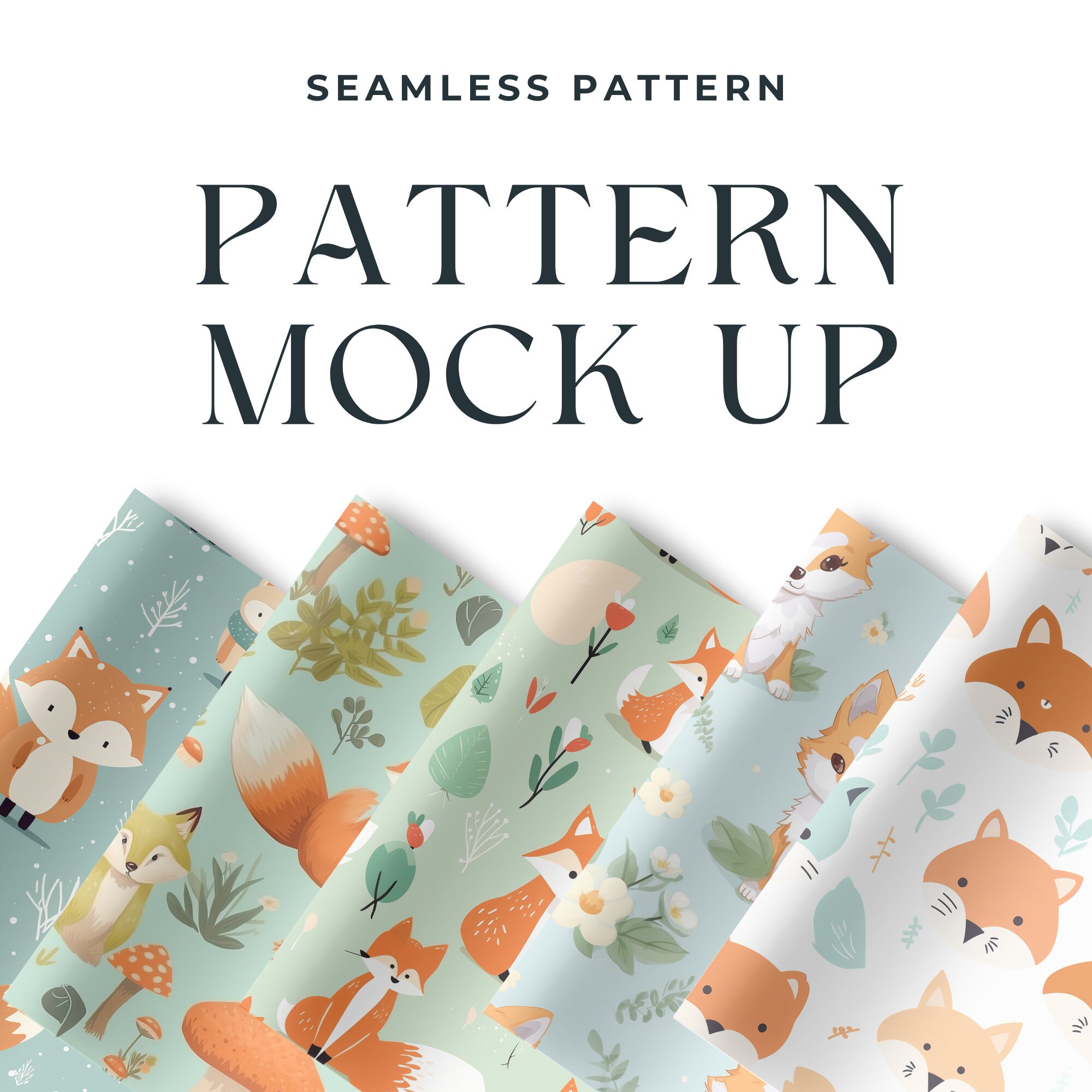 Seamless Fox Patterns Cute Fox Pattern Kids Patterns Woodland Animal ...