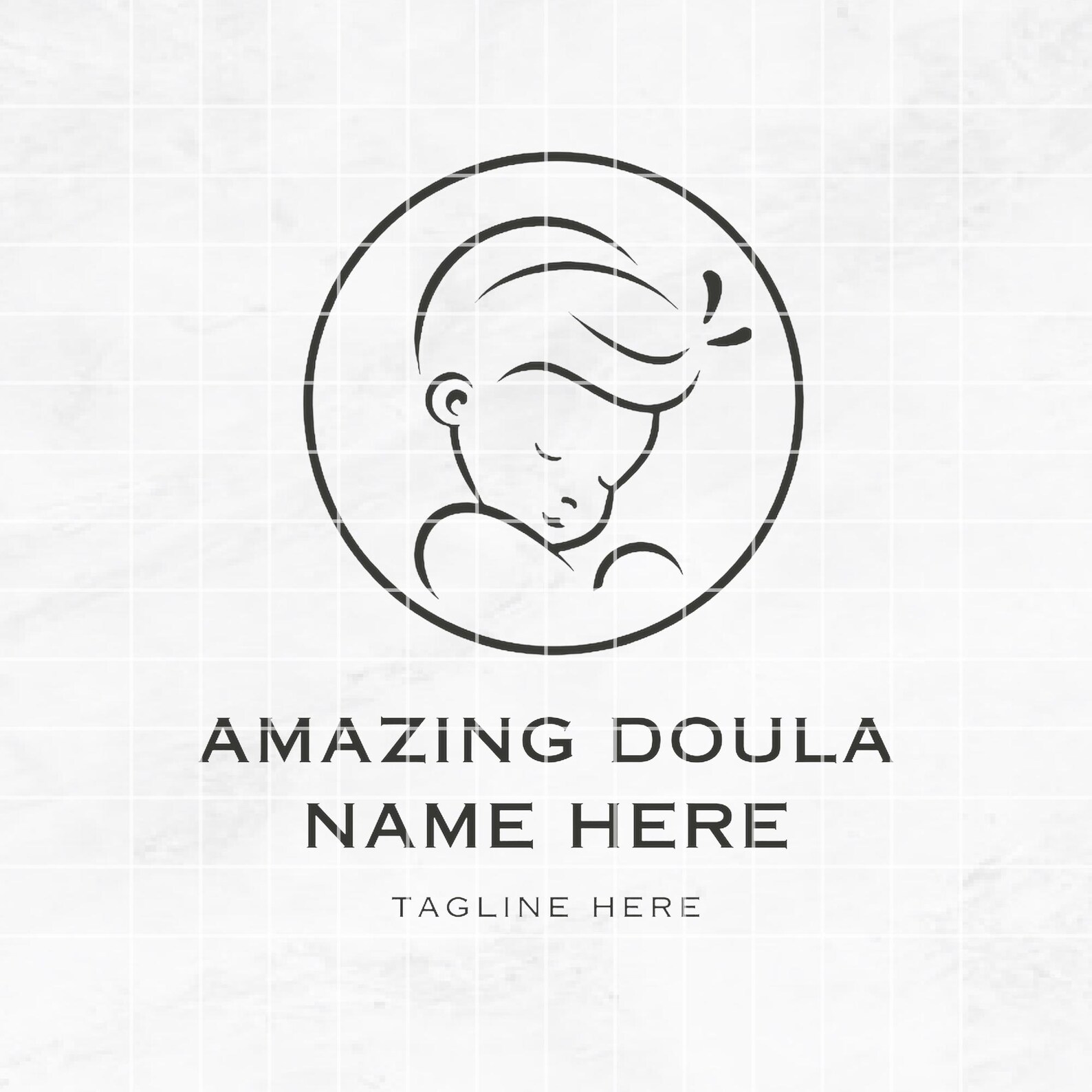 Doula Logo Design Templates Birth Worker Logo Wellness Logo Holistic ...