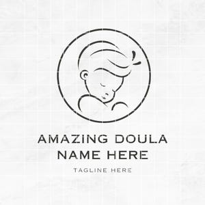 Doula Logo Design Templates Birth Worker Logo Wellness Logo Holistic ...