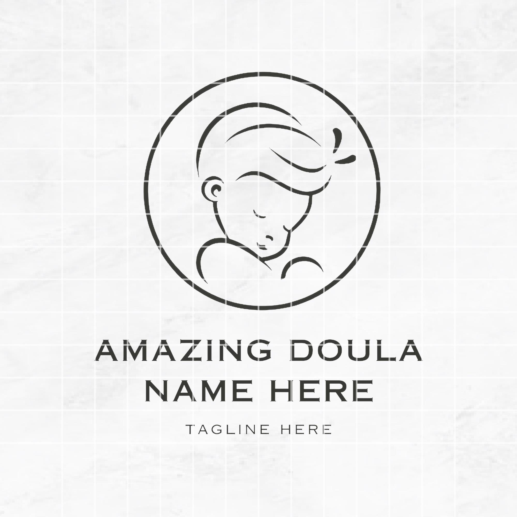 Doula Logo Design Templates Birth Worker Logo Wellness Logo Holistic ...