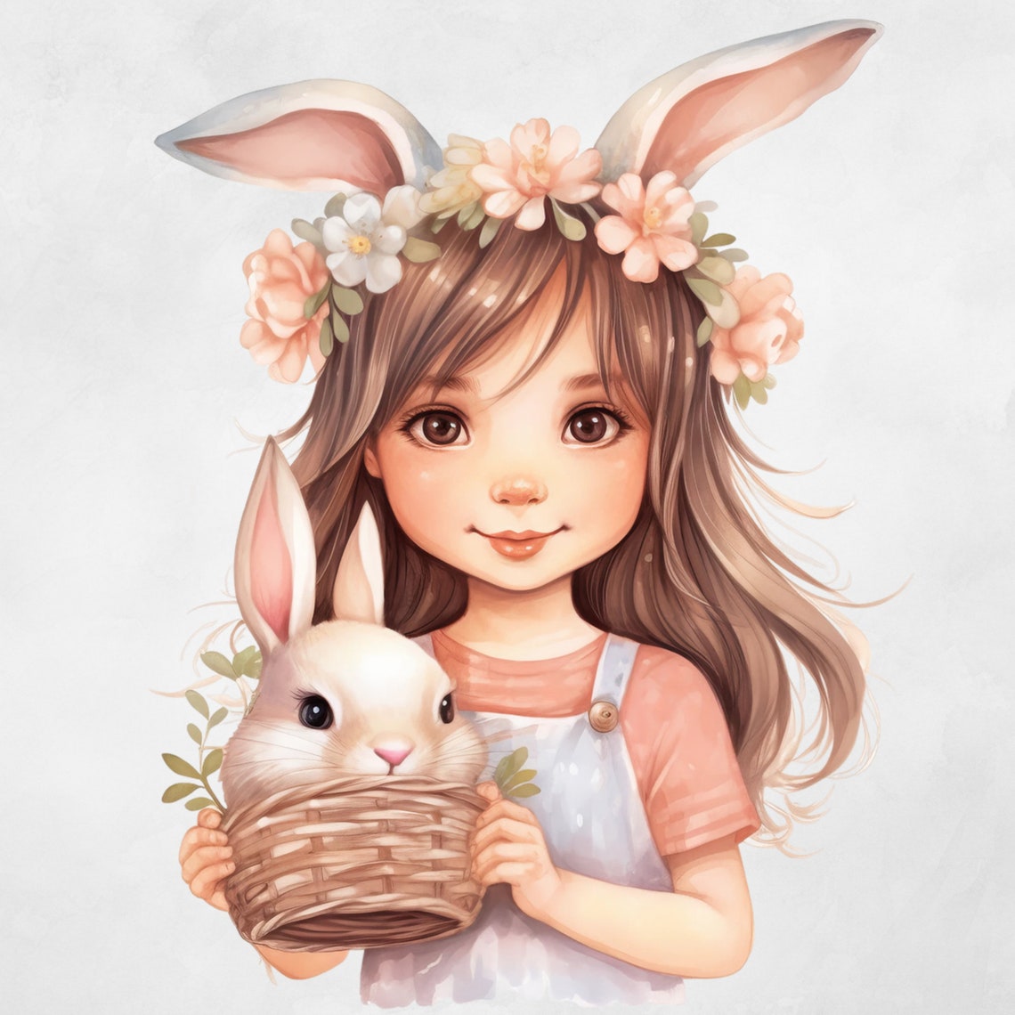 Easter Girls Clipart, Easter Clipart, Easter Clip Art, Easter Clipart ...