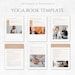 Yoga Book Template Digital Yoga Guide Printable Yoga Book Yoga Ebook ...