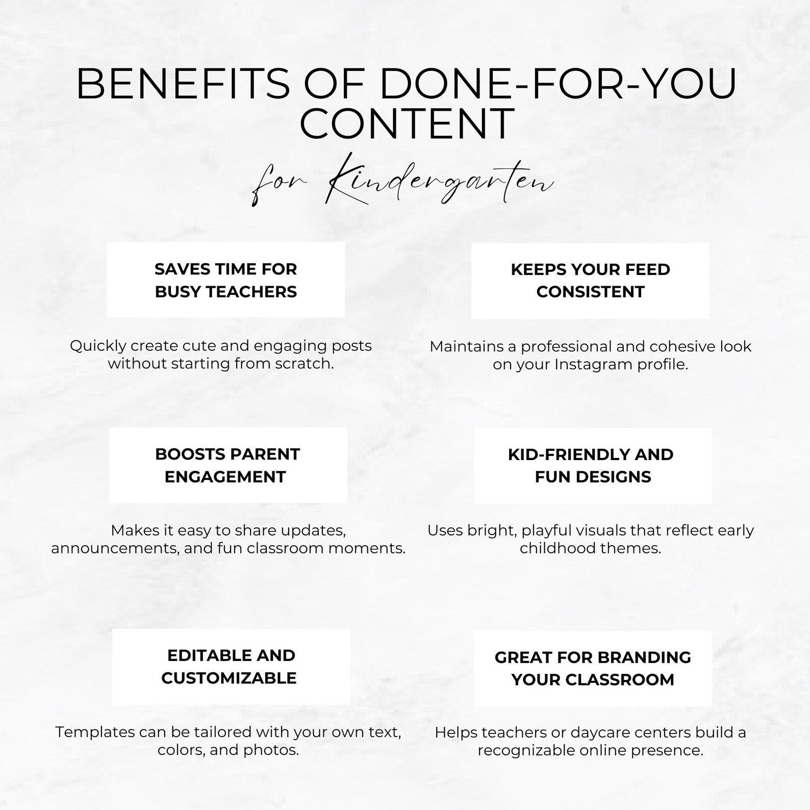 Kindergarten Social Media Posts Templates Kindergarten Instagram Posts ...