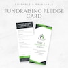 Fundraising Pledge Card Template | Editable and Printable Form for ...