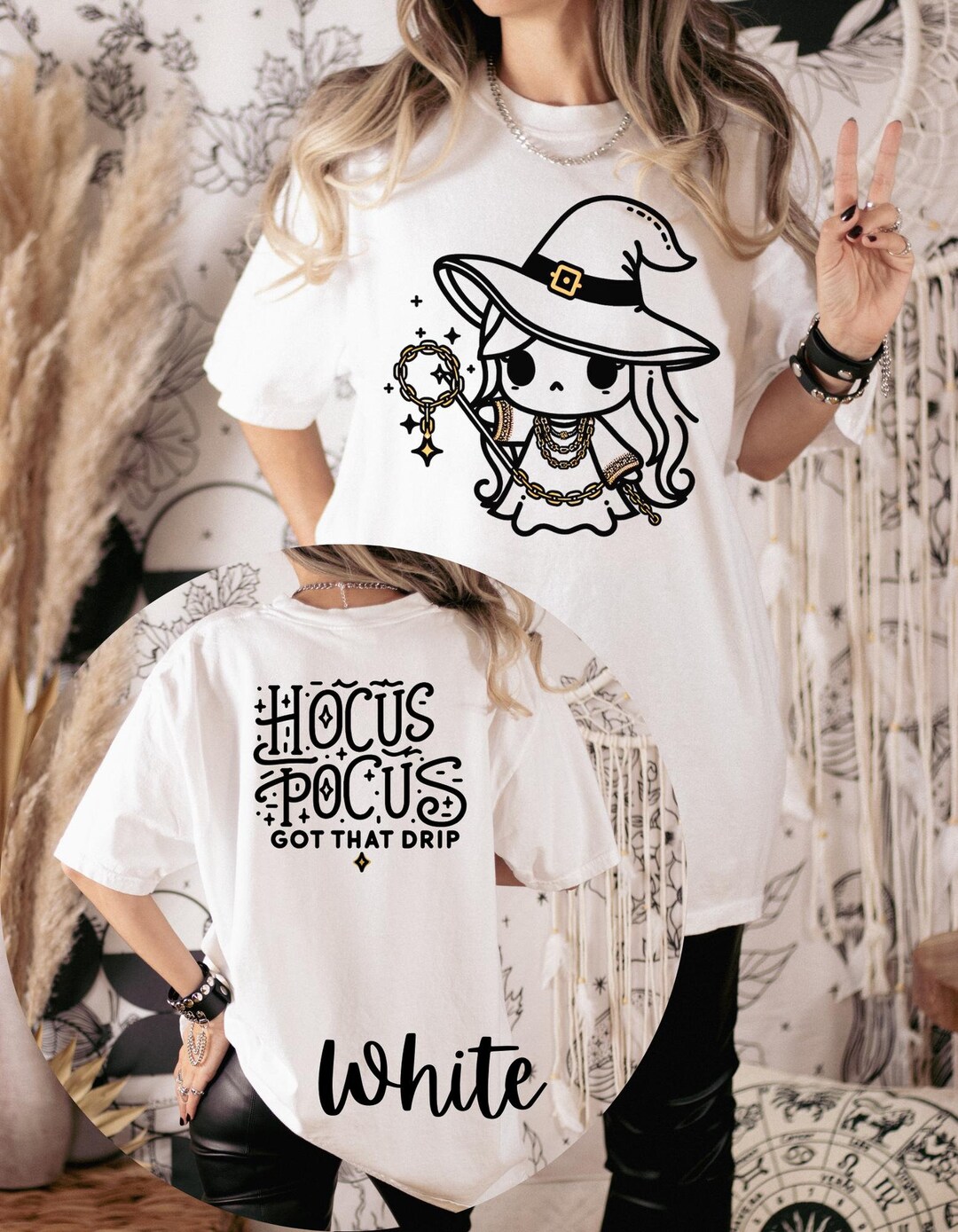 Hocus Pocus Got That Drip Cute Witch Halloween Shirt for Women ...