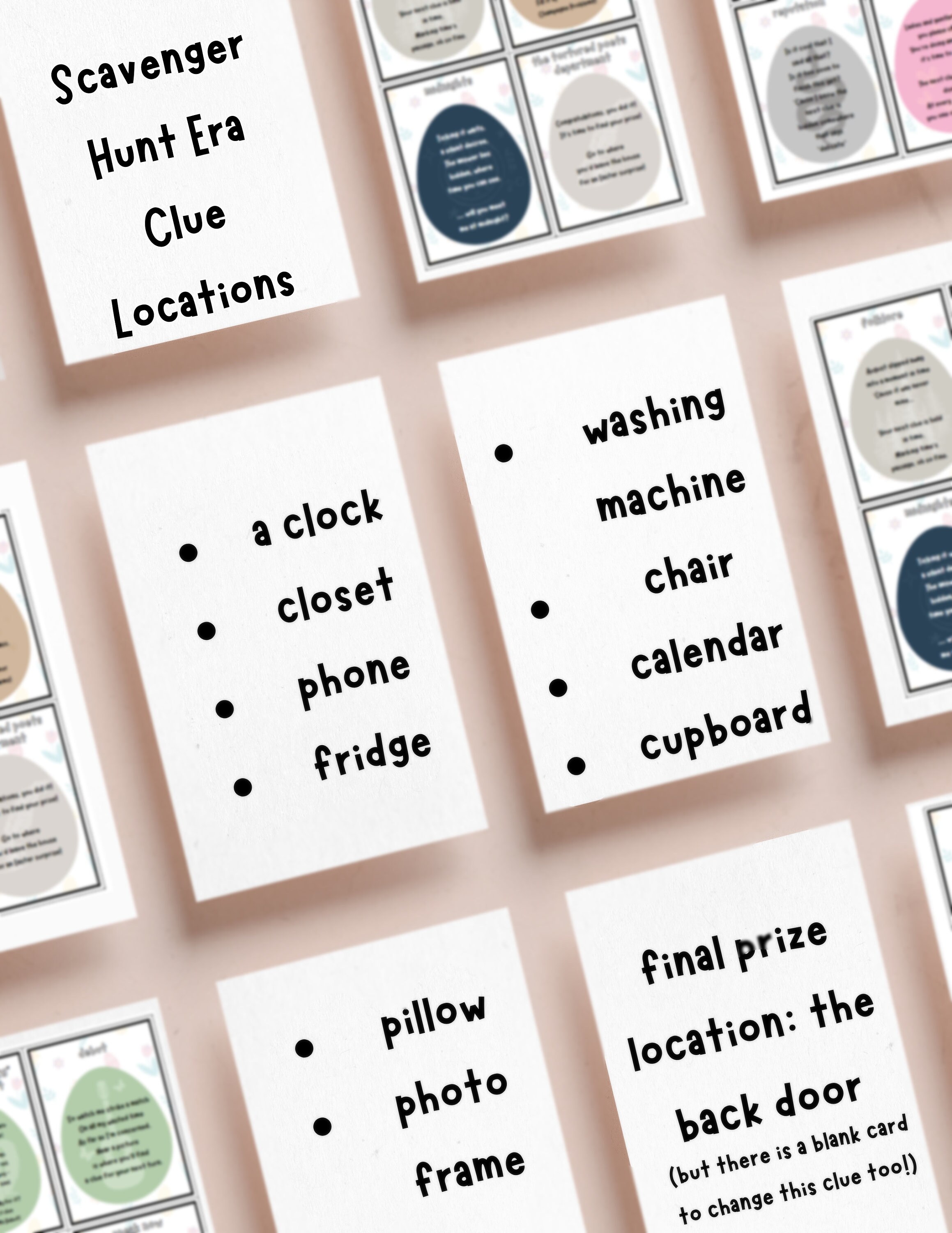 Easter Egg Scavenger Hunt Era Digital Download - Etsy