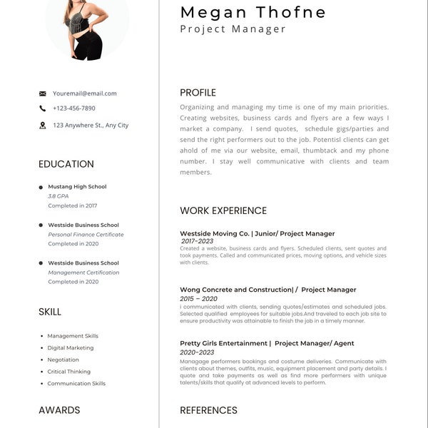 Resume Temple - Etsy