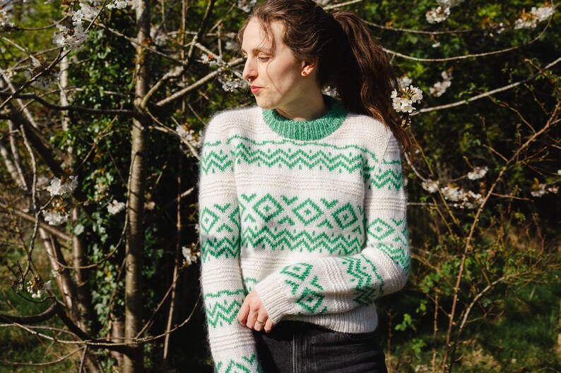Knitting Pattern | Colourwork Sweater | Knit Sweater | Norfolk Sweater ...