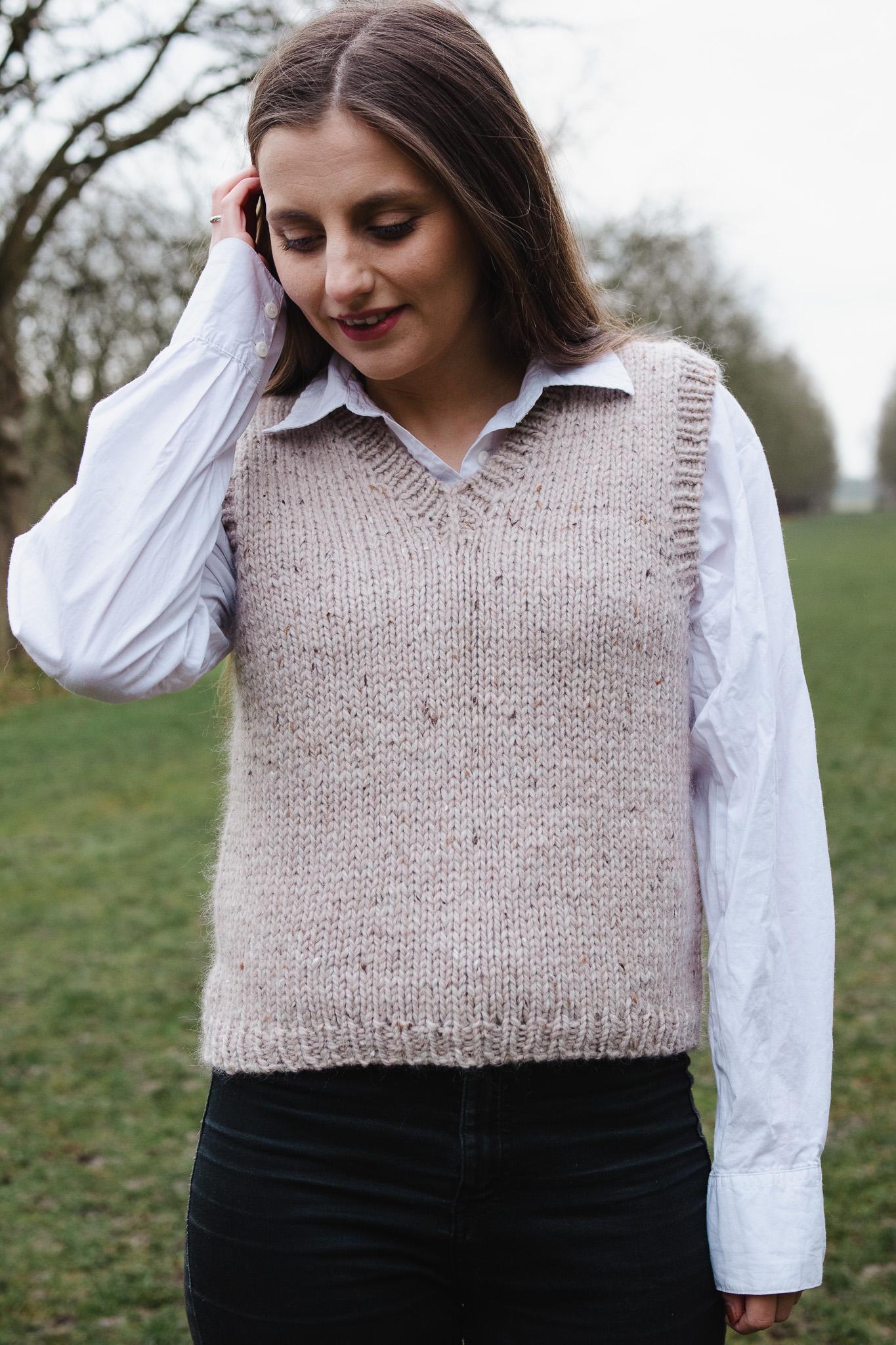Knitting Pattern | Phase Slipover | Knit Vest | Simple Slipover - Etsy UK