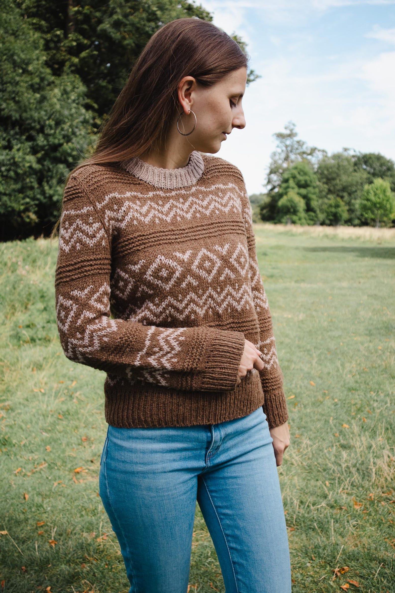 Knitting Pattern | Colourwork Sweater | Knit Sweater | Norfolk Sweater - Etsy