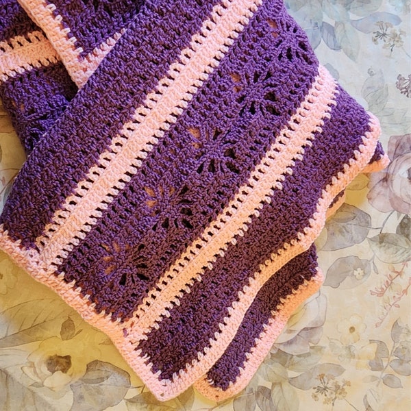 Pink Baby Afghan - Etsy