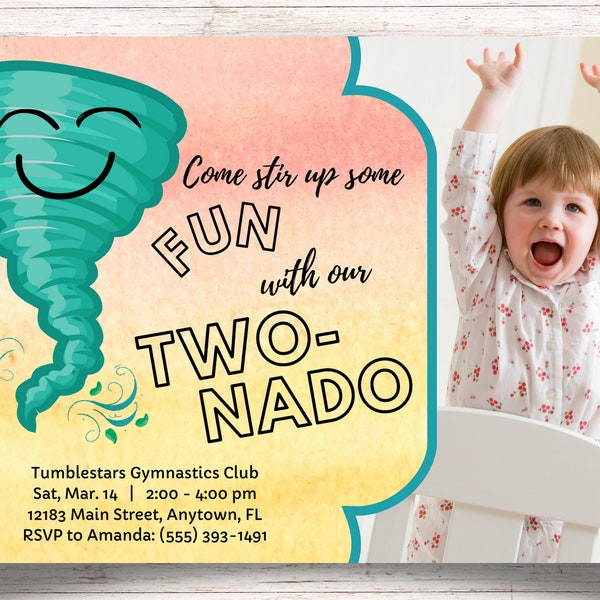 Twonado Birthday Party Supplies - Etsy