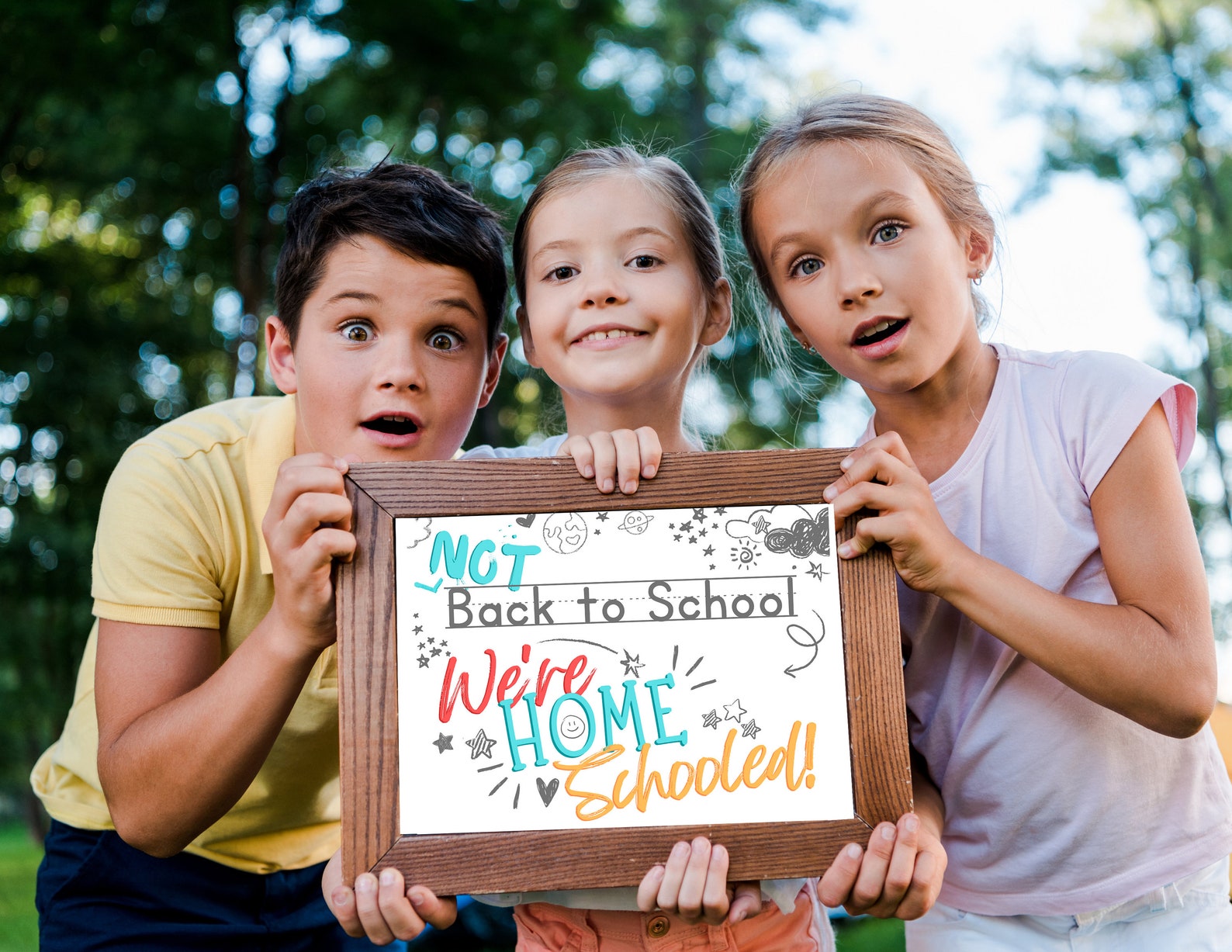 Back to Homeschool Sign - Not Back to School - Printable First Day of ...