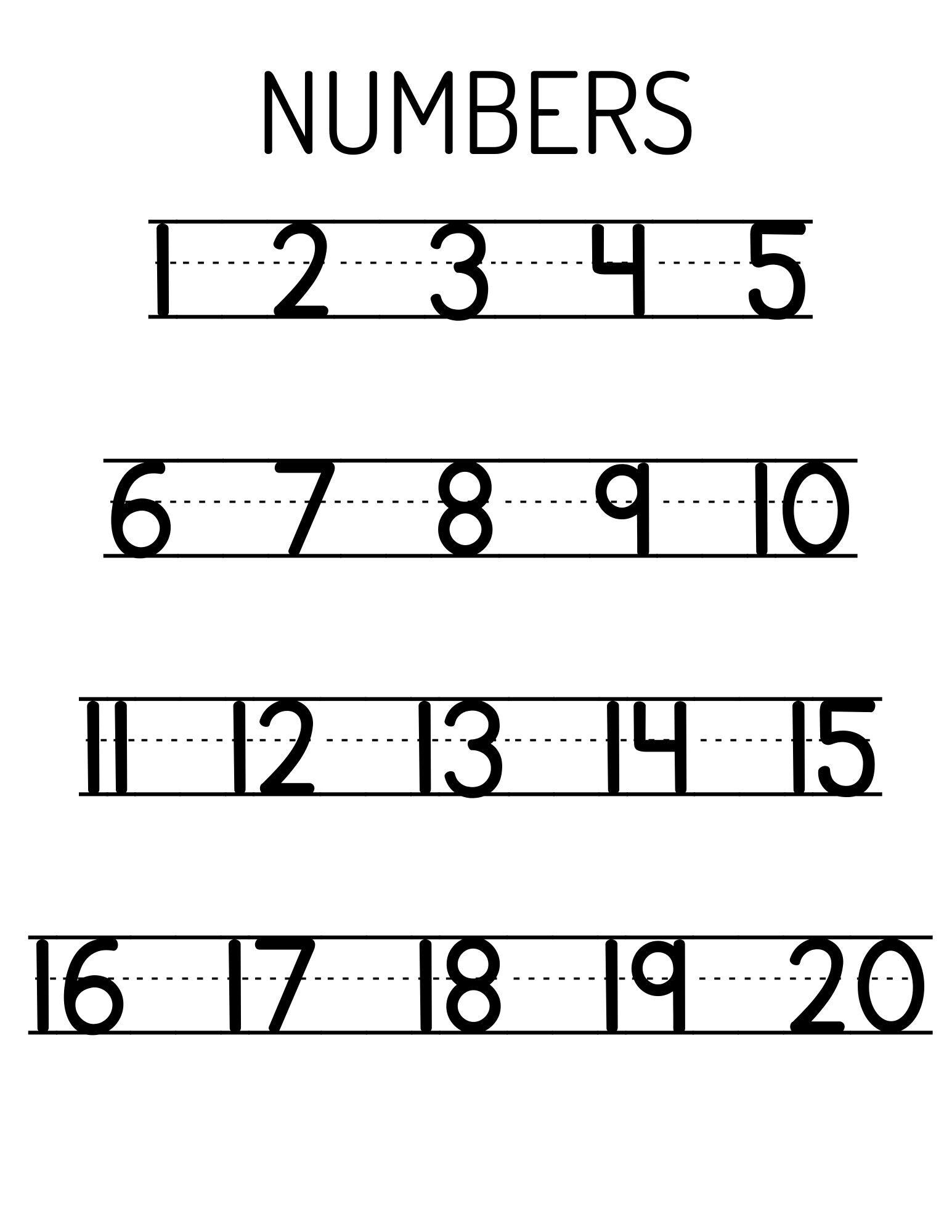 DIGITAL PRINT - Alphabet & Numbers Poster - Black and White/color ...
