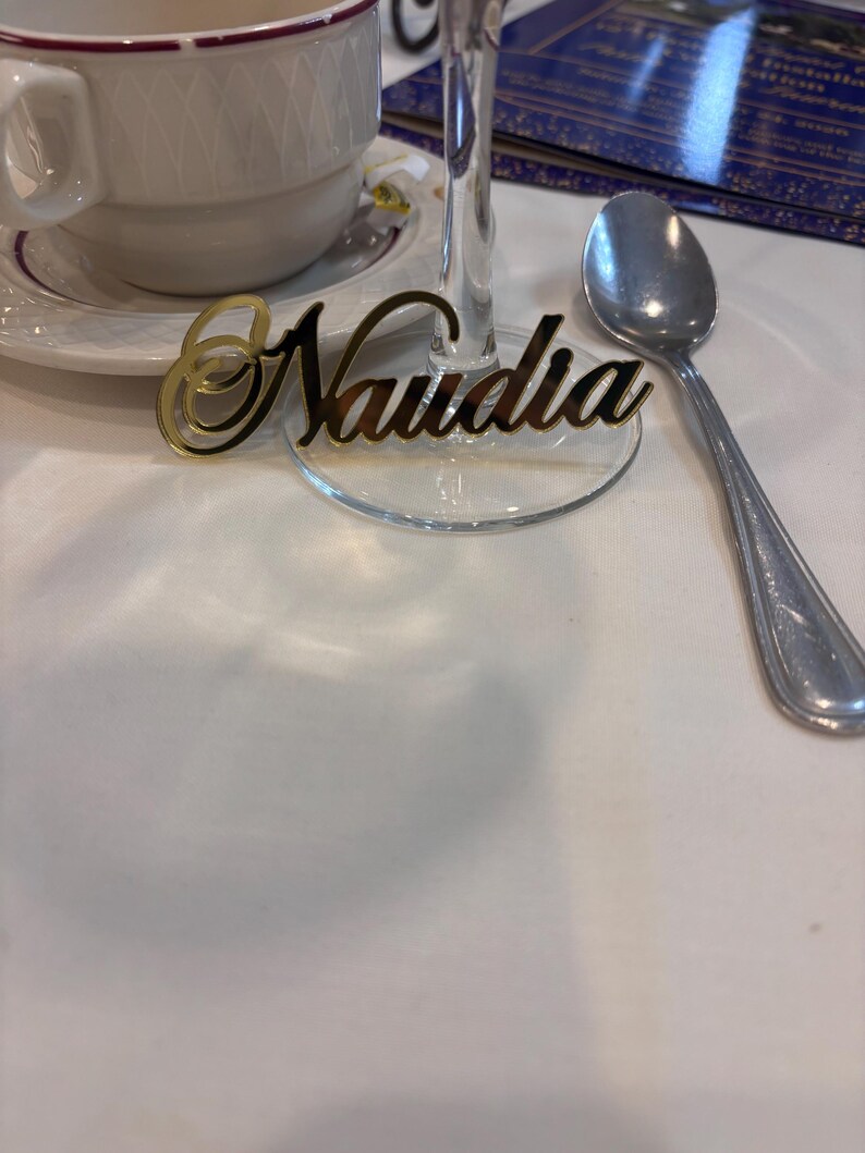 Custom Acrylic Name Place Cards | Personalized Acrylic Name Tags ...