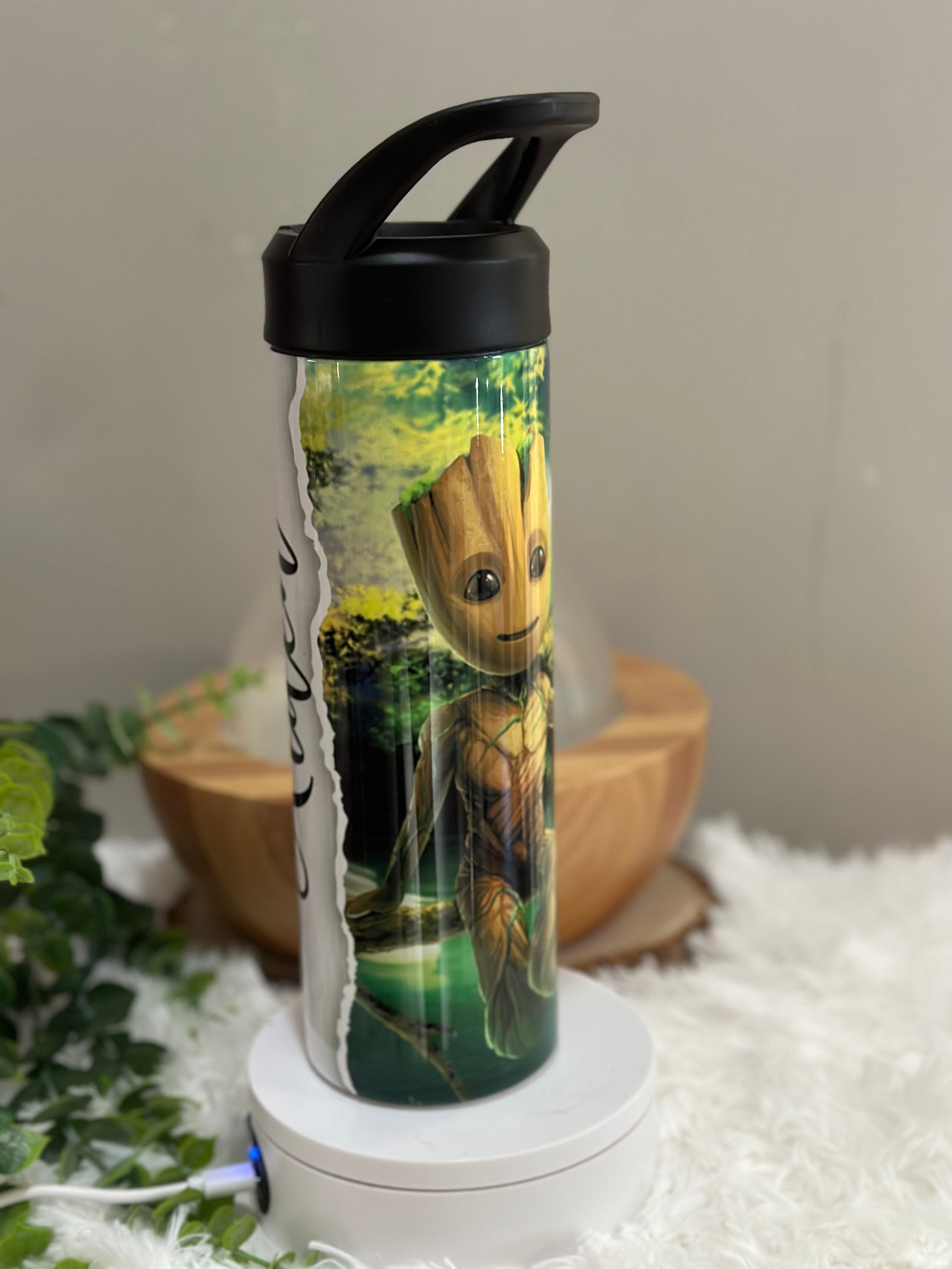 Groot Water Bottle/stainless Steel, Hot or Cold Beverages - Etsy