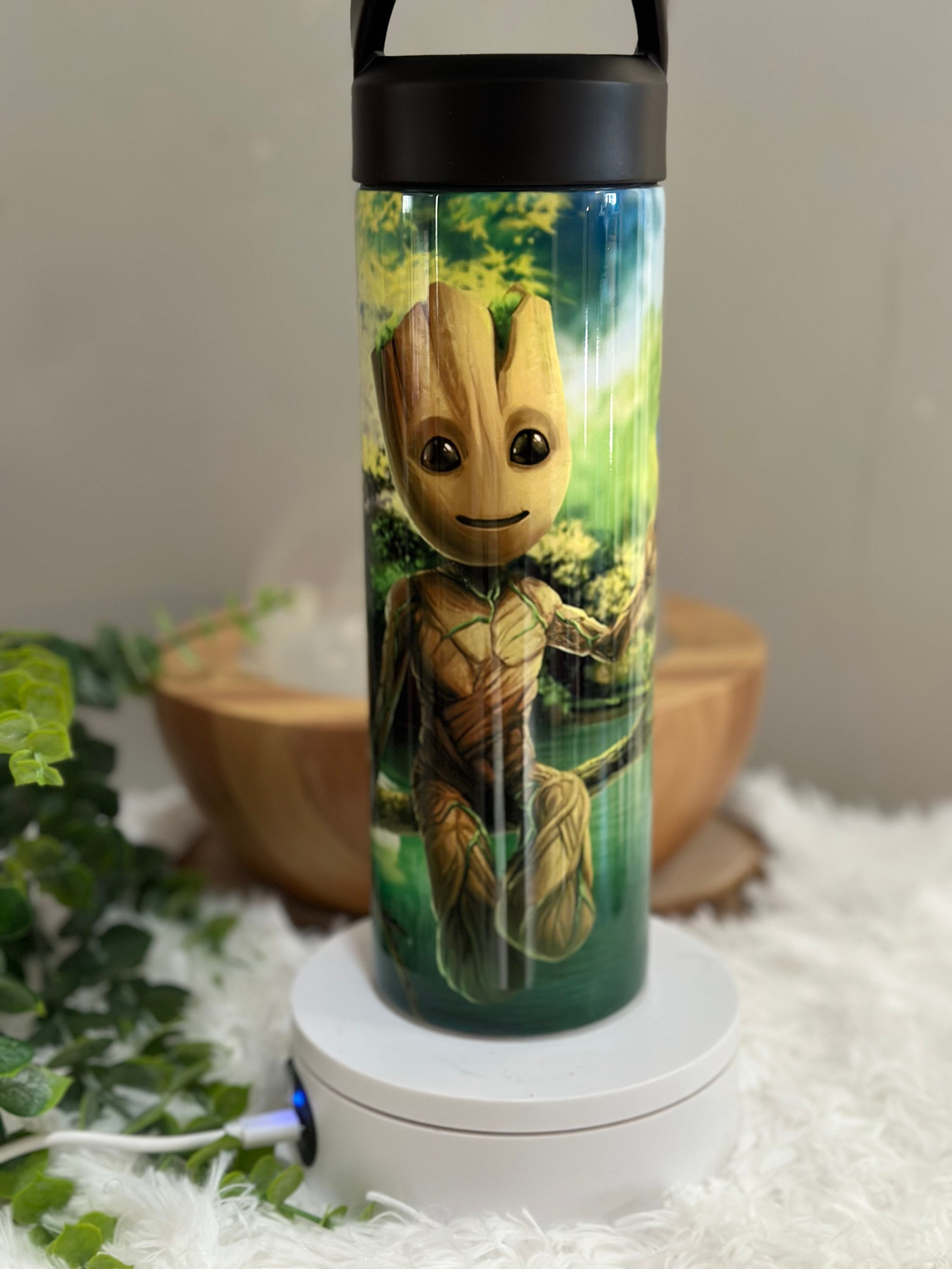 Groot Water Bottle/stainless Steel, Hot or Cold Beverages - Etsy