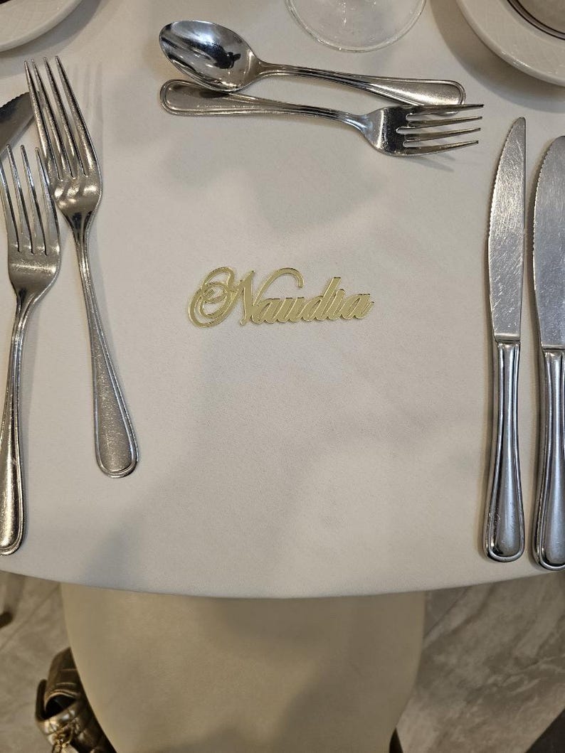 Custom Acrylic Name Place Cards | Personalized Acrylic Name Tags ...