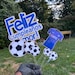 Cruz Azul Soccer Birthday Cake Topper | Personalized Soccer Party ...