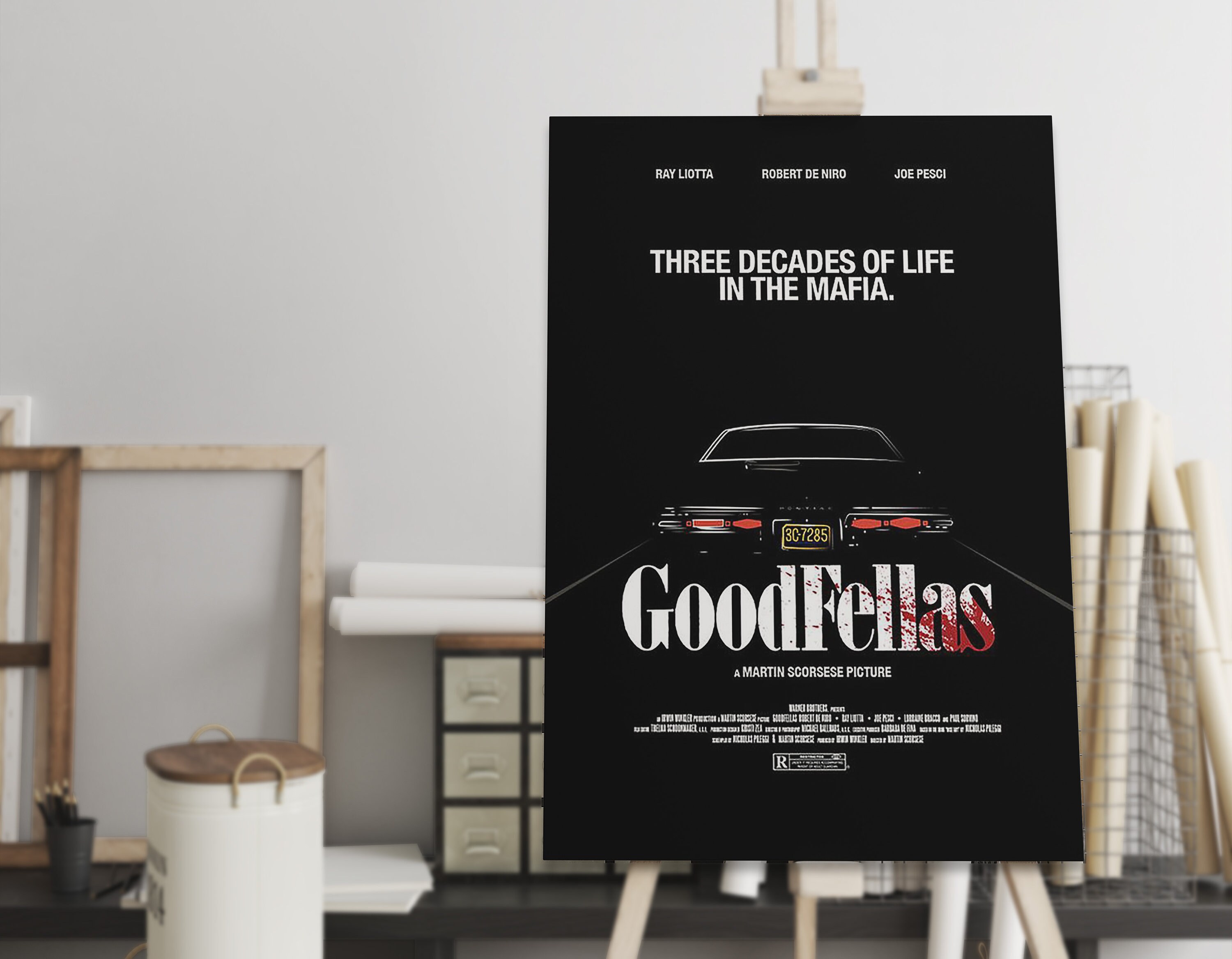 Hanging Goodfellas Canvas, Poster Goodfellas Painting From Movie ...