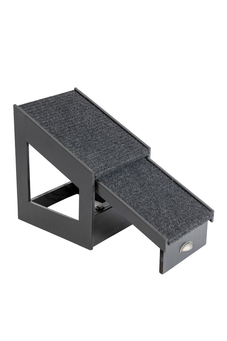 Pull-out Wood Pet Ramp for Dogs and Cats Dog Ramp for High Beds and ...