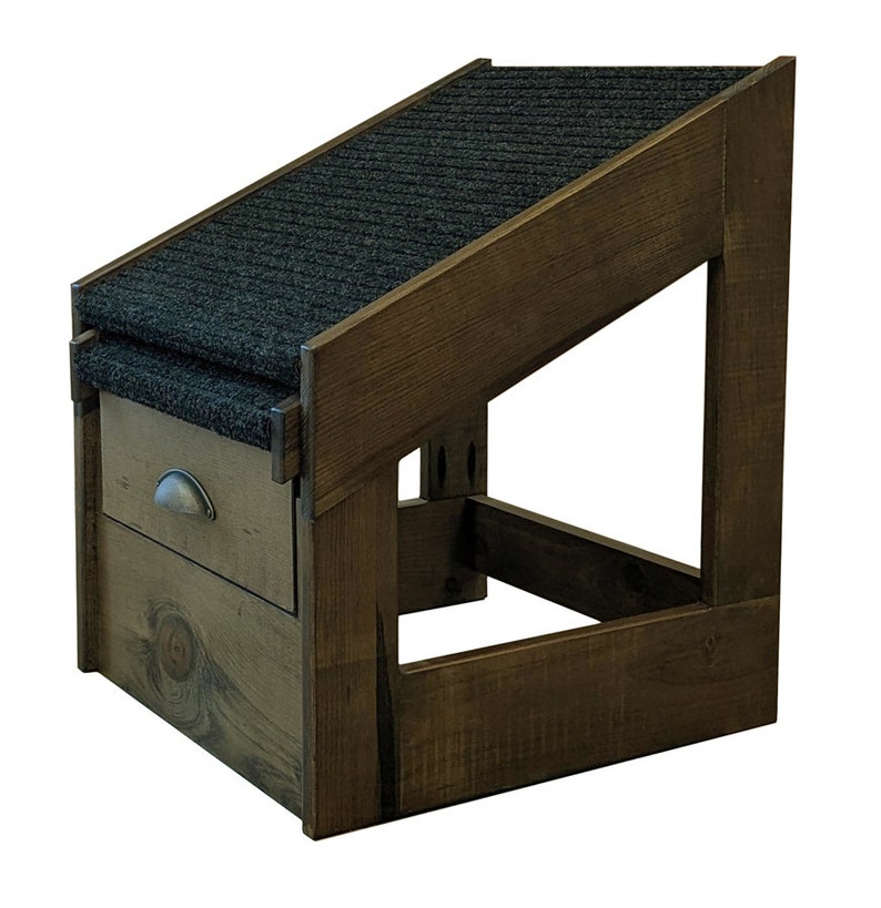 Pull-out Wood Pet Ramp for Dogs and Cats Dog Ramp for High Beds and ...