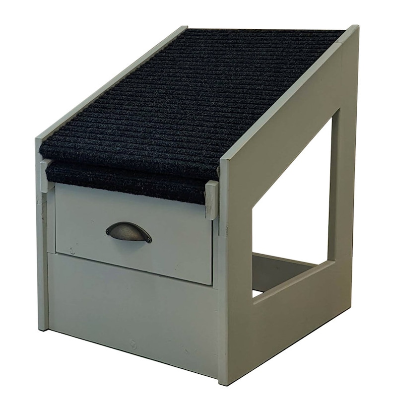 Pull-out Wood Pet Ramp for Dogs and Cats Dog Ramp for High Beds and ...