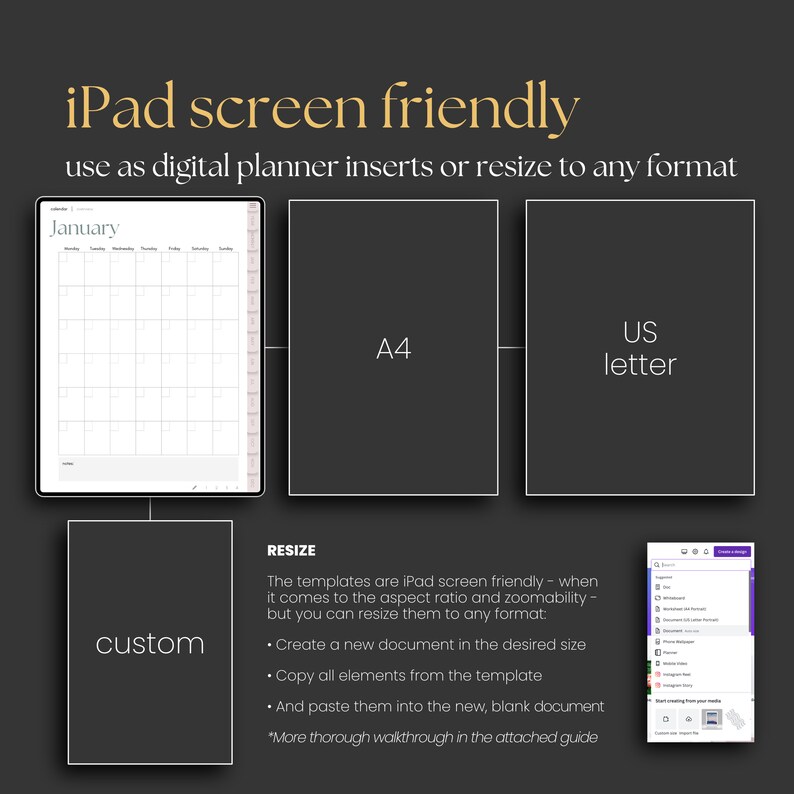 PLR Digital Planner for Goodnotes • Canva Digital Planner Template ...