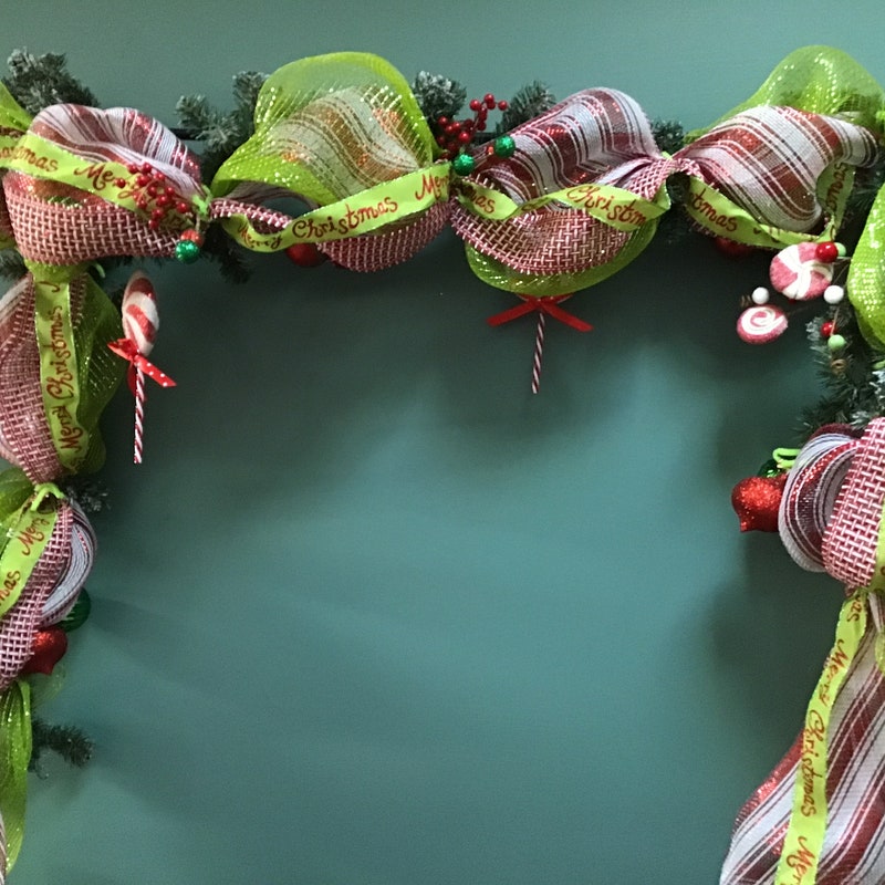 Grinch Garland - Etsy