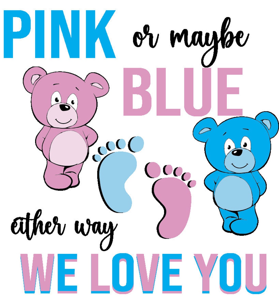 Pink or Blue - Etsy