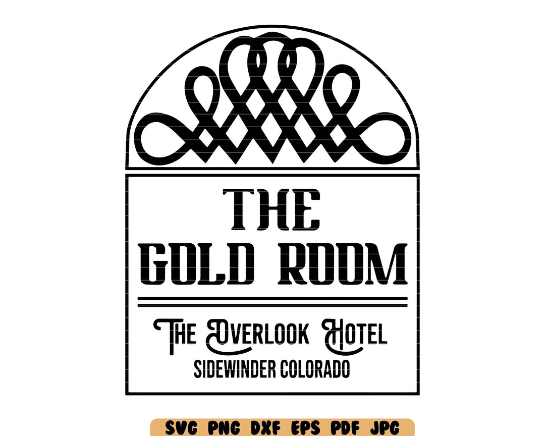 The Gold Room SVG the Gold Room DXF the Gold Room PNG the Gold Room Cut ...