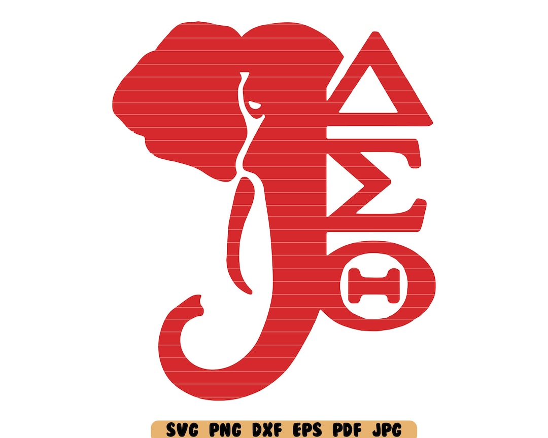 Delta Sigma Theta SVG DXF PNG Cut File Clipart Instant Download Digital ...
