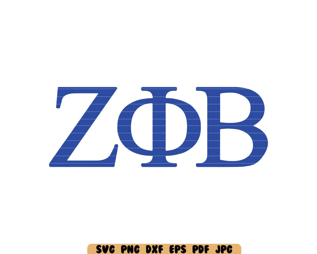 Zeta Phi Beta SVG Zeta Phi Beta DXF Zeta Phi Beta PNG Zeta Phi Beta Cut ...