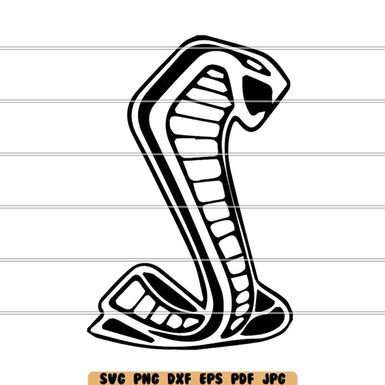 Cobra Svg, Cobra Dxf, Cobra Png, Cobra Cut File, Cobra Clipart, Cobra ...