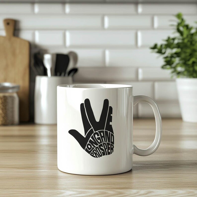 Live Long and Prosper SVG DXF PNG Cut File Clipart Instant Download - Etsy