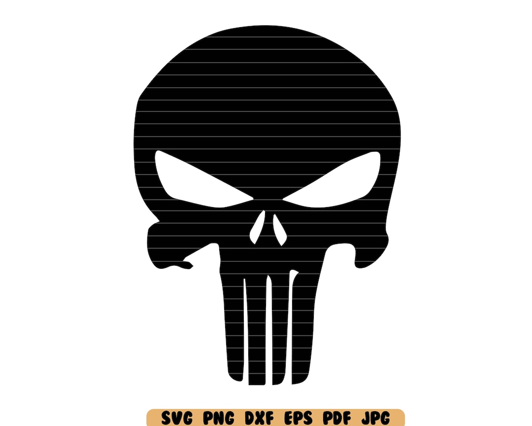 Punisher SVG Punisher DXF Punisher PNG Punisher Cut File Punisher ...