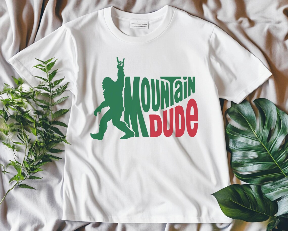 Mountain Dude SVG Mountain Dude DXF Mountain Dude PNG Cut File Mountain ...