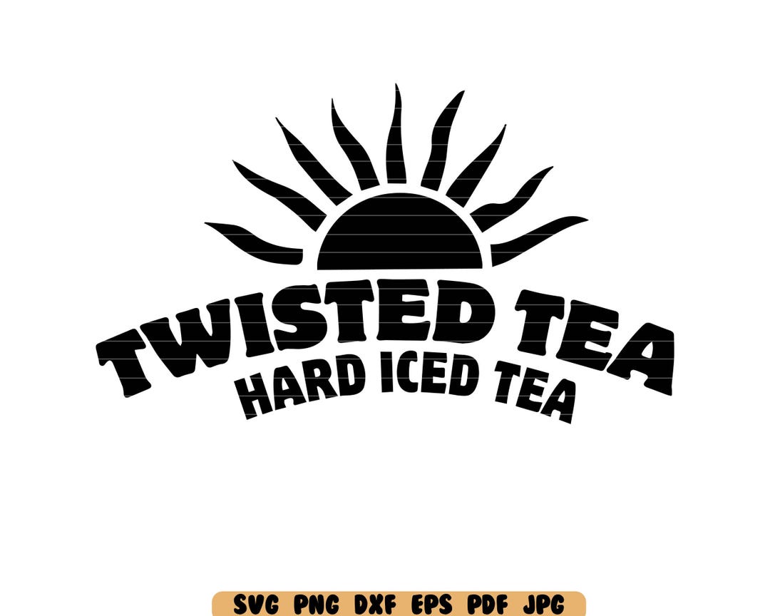 Twisted Tea SVG Twisted Tea DXF Twisted Tea PNG Twisted Tea Cut File ...